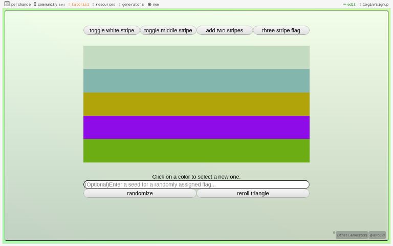 Pride Flag Generator