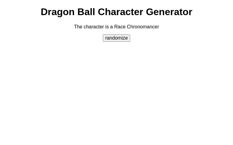 DnD Character Creater ― Perchance Generator