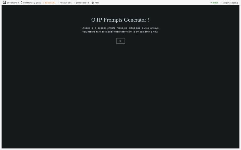 OTP Prompts Generator