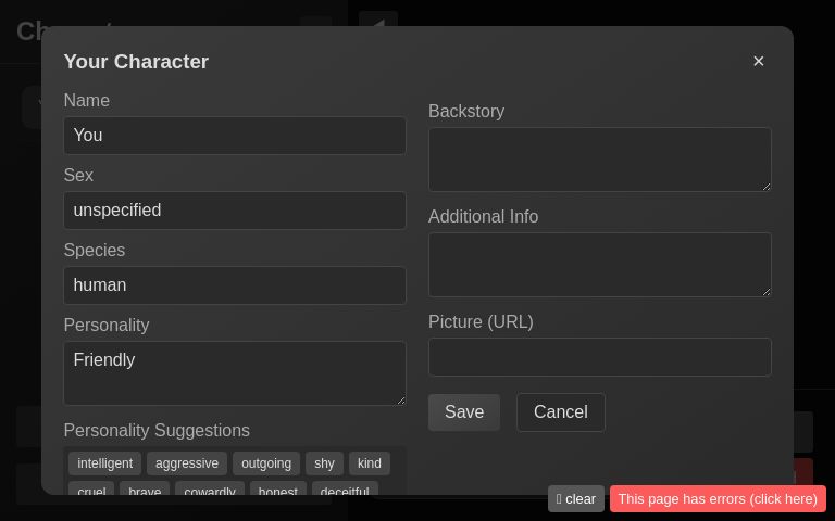 Characters ― Perchance Generator
