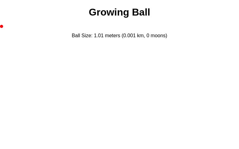Growing Ball ― Perchance Generator