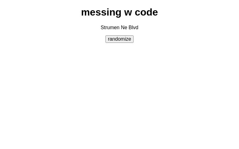 world ― Perchance Generator