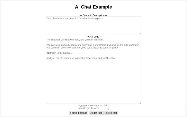 AI Chat Example