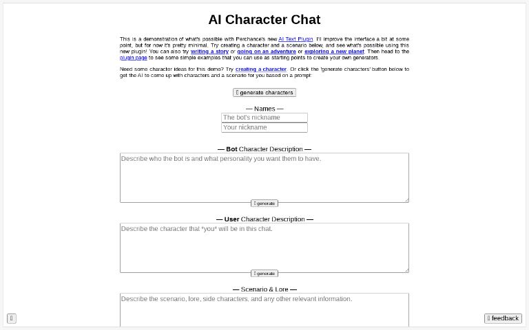 AI Chat & Roleplay (free, no sign-up, fast, unlimited)