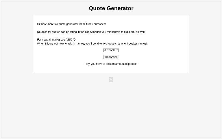 Quote Generator