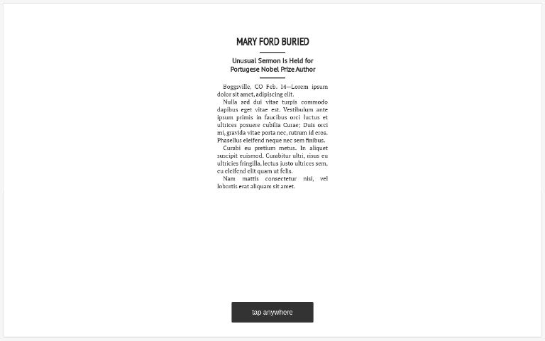 Newspaper Column Template ― Perchance Generator