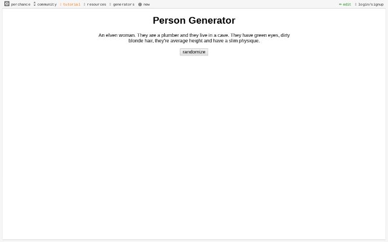 Person Generator