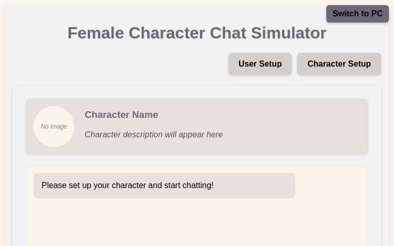 Female Character Chat Simulator