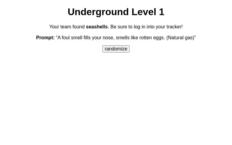 Underground Level 1 ― Perchance Generator