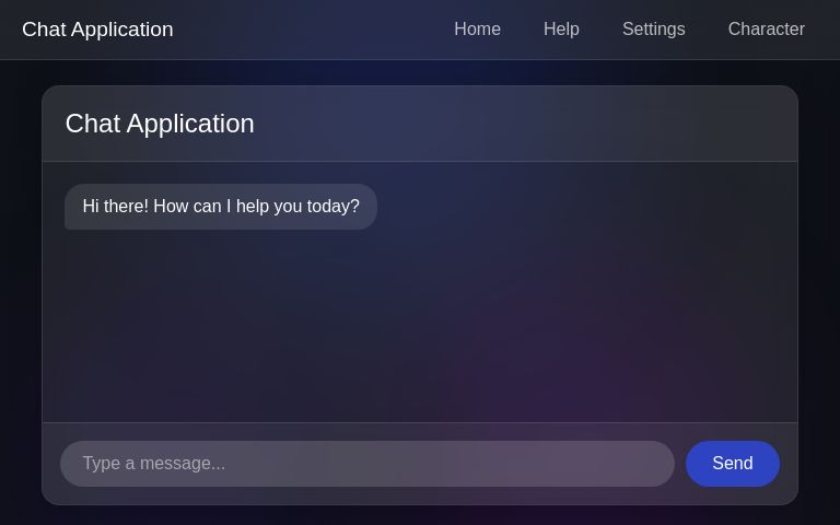 Chat Application Help Center