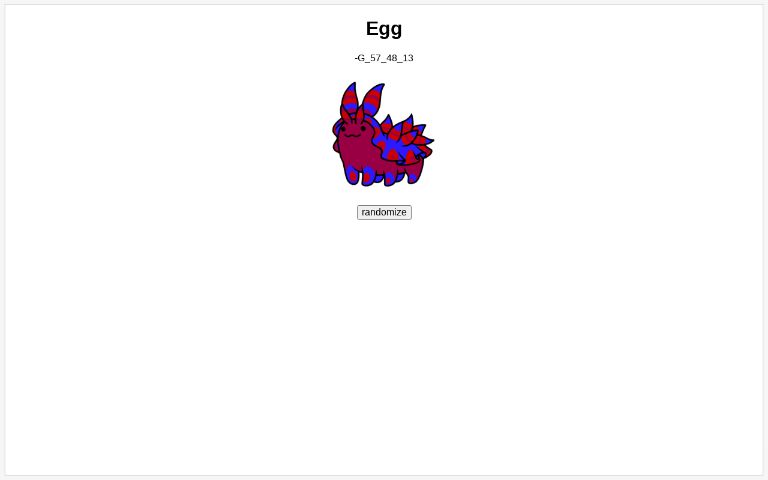 Egg ― Perchance Generator
