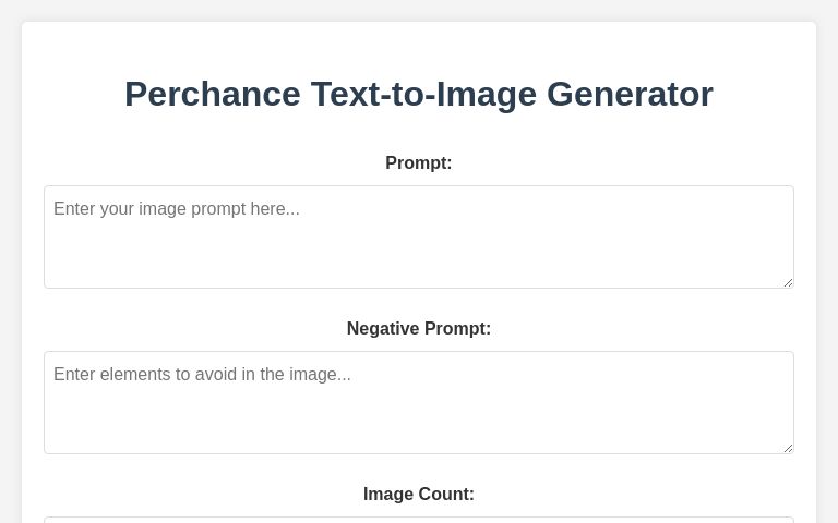 Perchance Text-to-Image Generator