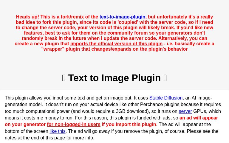 🤖 Text to Image Plugin 🎨