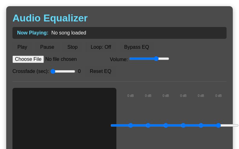 Audio Equalizer ― Perchance Generator