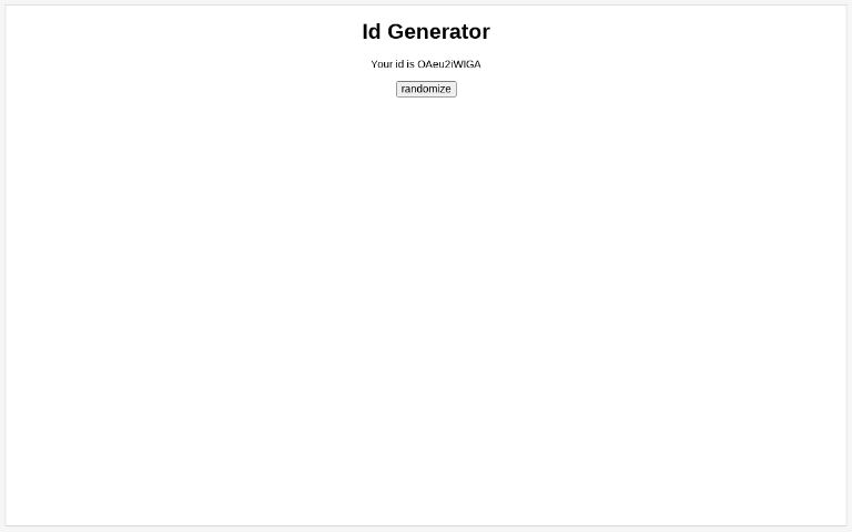 Id Generator