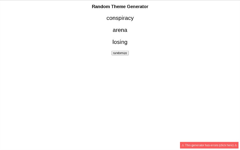 Random Theme Generator
