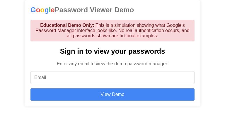 Sign in to view your passwords ― Perchance Generator
