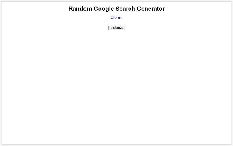 Random Google Search Generator