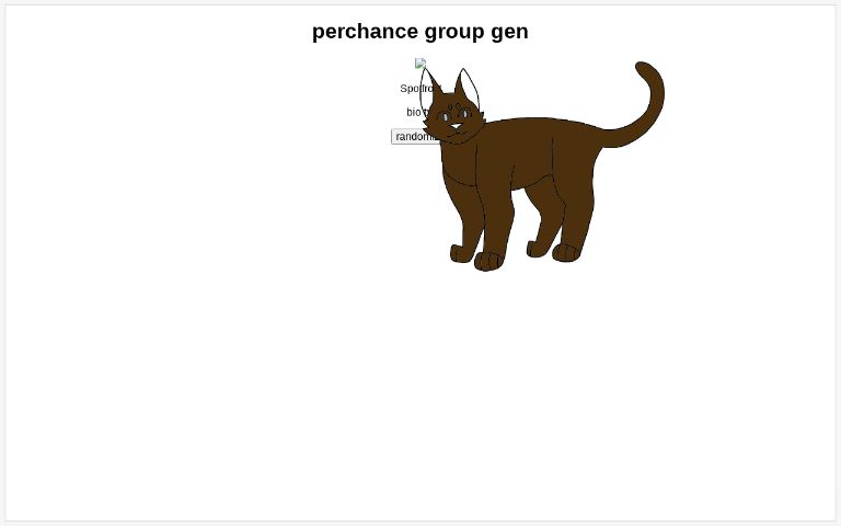 perchance group gen ― Perchance Generator