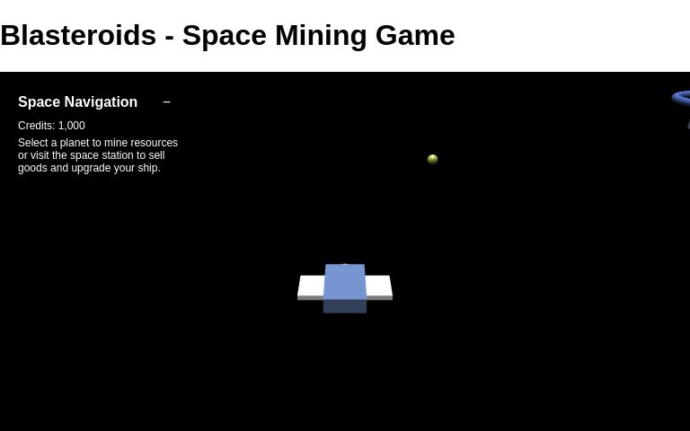 Blasteroids - Space Mining Game ― Perchance Generator