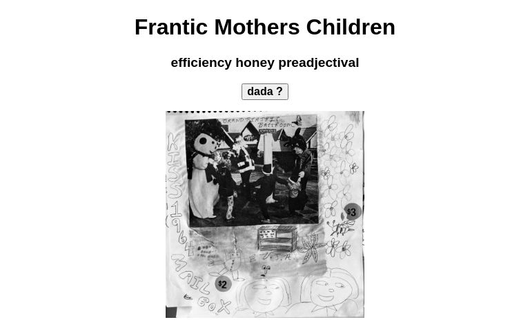 Frantic Mothers Children ― Perchance Generator