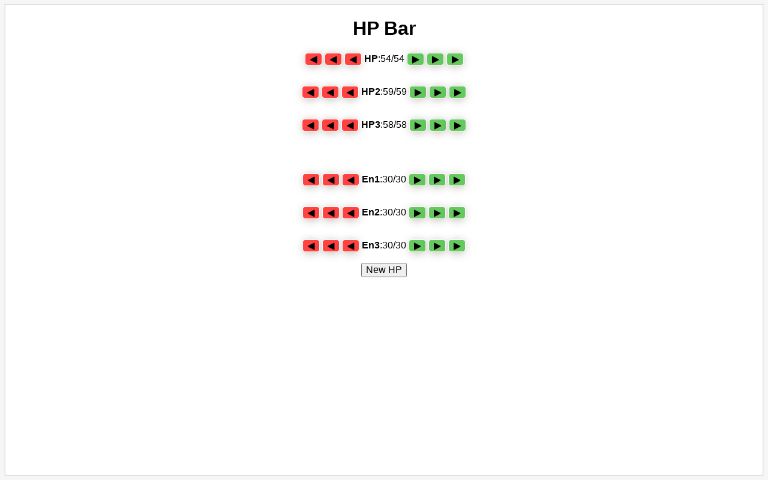 HP Bar ― Perchance Generator