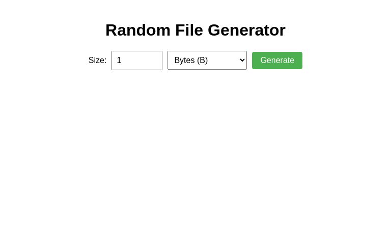 Random File Generator