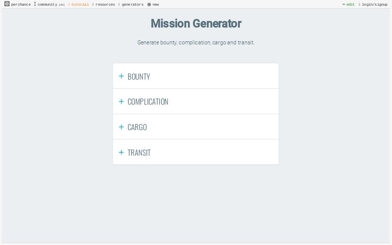 Mission Generator