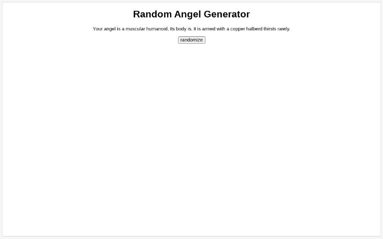 Random Angel Generator