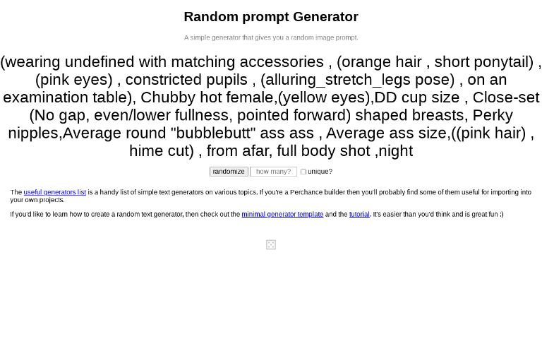 Random prompt Generator