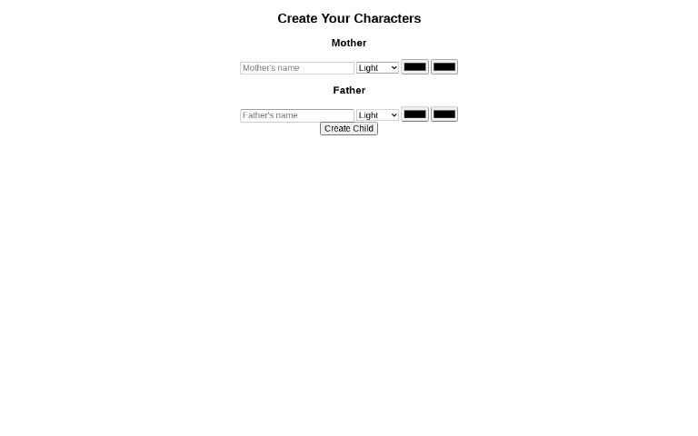Create Your Characters ― Perchance Generator