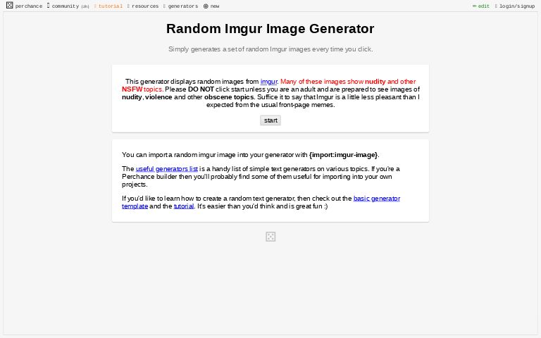 Random Imgur Image Generator