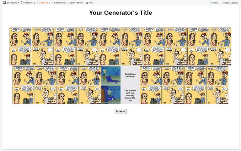 Minimal ― Perchance Generator