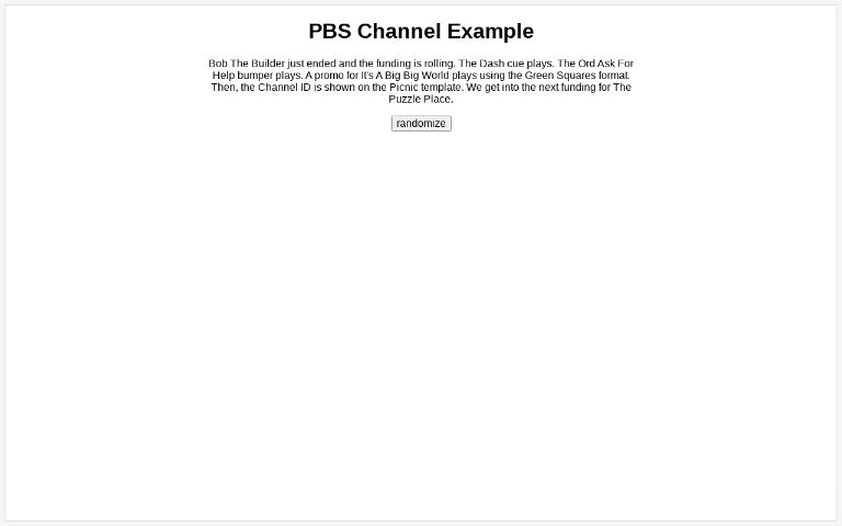 PBS Channel Example ― Perchance Generator