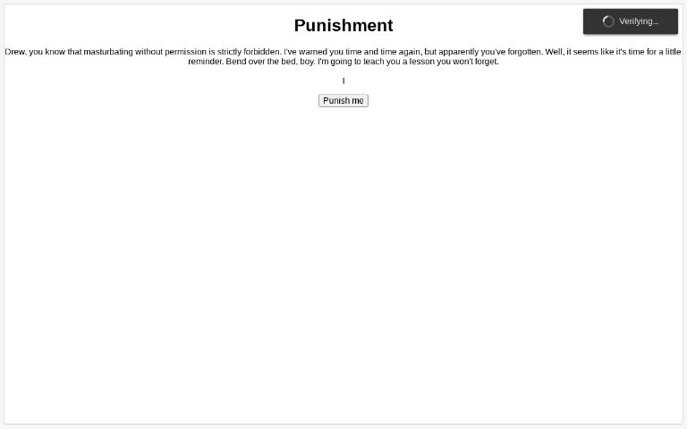 Punishment ― Perchance Generator