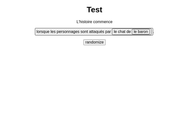 Test ― Perchance Generator