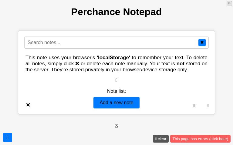Perchance Notepad ― Perchance Generator