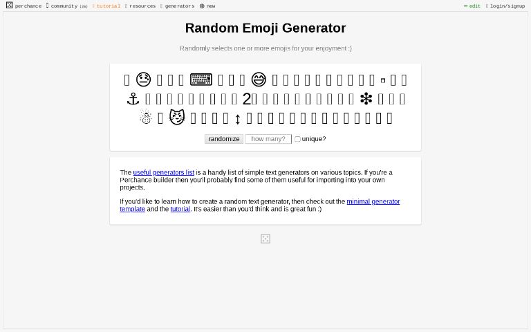 Random Emoji Generator