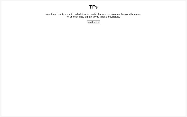 TFs ― Perchance Generator