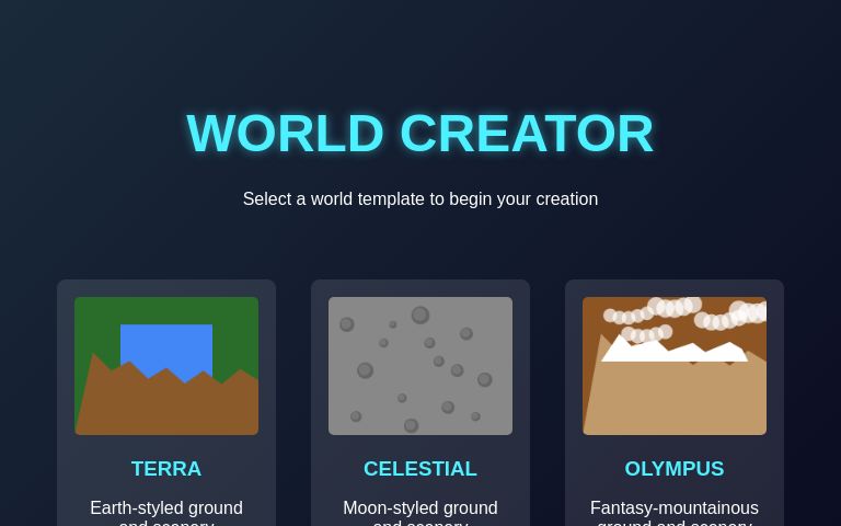 WORLD CREATOR ― Perchance Generator