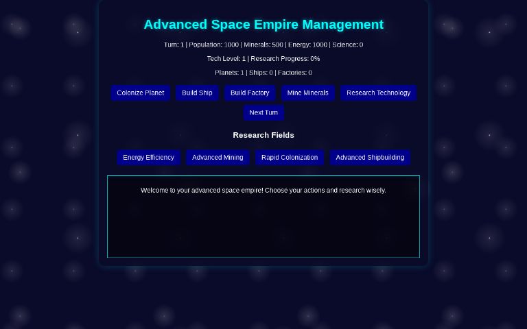 Galactic Empire Simulator ― Perchance Generator