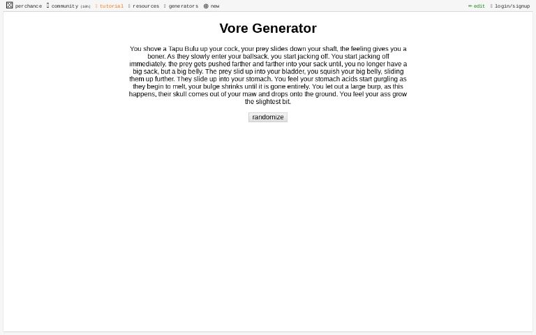 Vore Generator