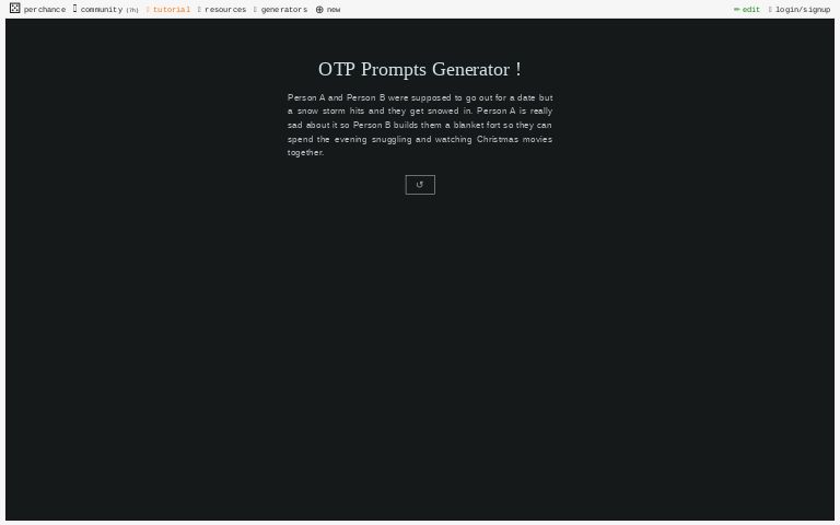 OTP Prompts Generator