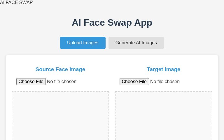 AI Face Swap App ― Perchance Generator