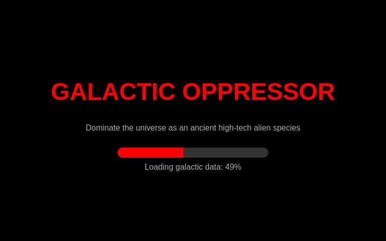 GALACTIC OPPRESSOR ― Perchance Generator