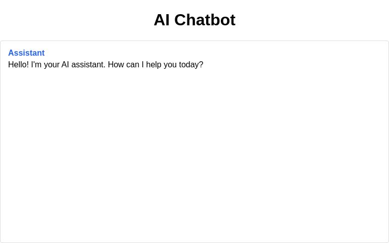 AI Chatbot ― Perchance Generator