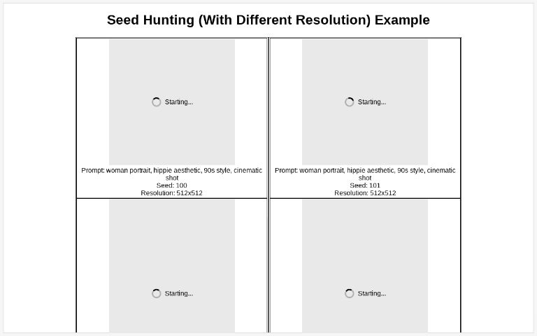 Seed Hunting (With Different Resolution) Example ― Perchance Generator