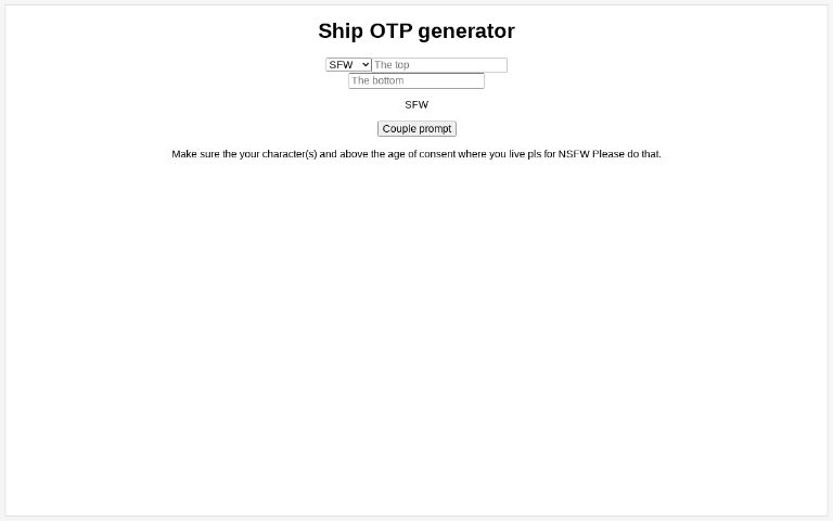 Ship OTP generator