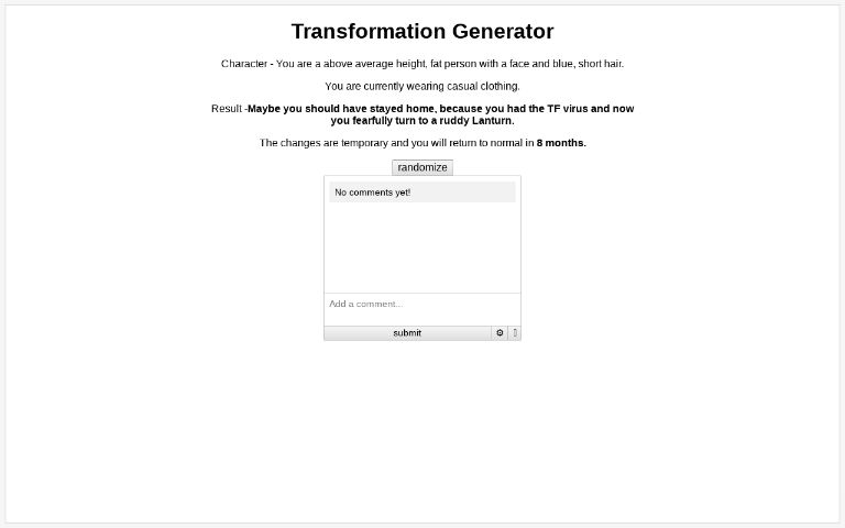 Transformation Generator