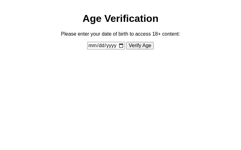 Age Verification ― Perchance Generator